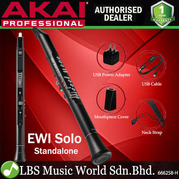 Akai Professional EWI Solo Standalone Electronic Wind Instrument with ...