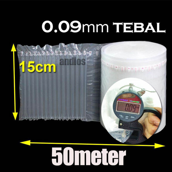 Air Column Tube Bubble Wrap Roll Plastik Pam Angin Protect Bungkusan ...
