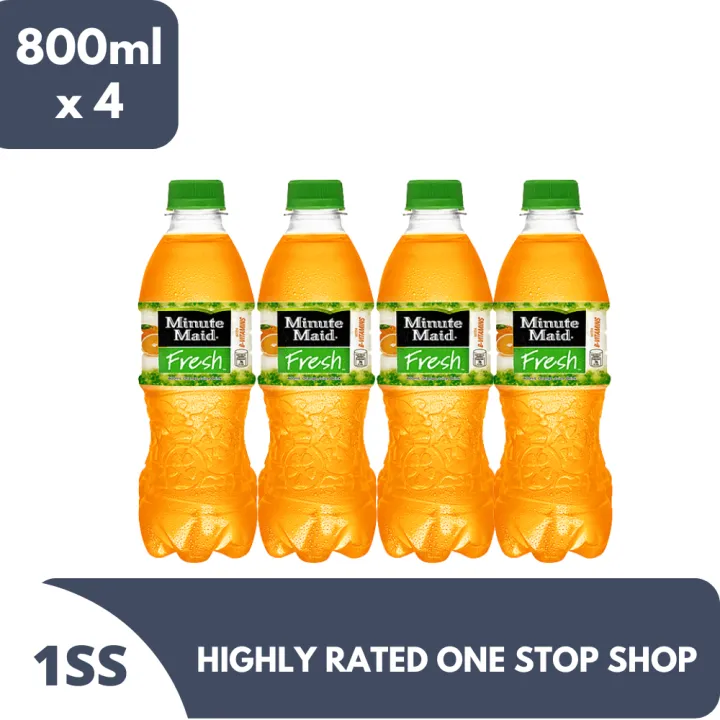 Minute Maid Fresh Orange Juice 800ml x 4 | Lazada PH