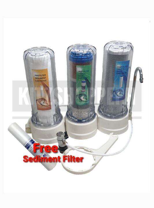 GLOBAL AQUA TRIPLE WATER PURIFIER COMPLETE SET | Lazada PH