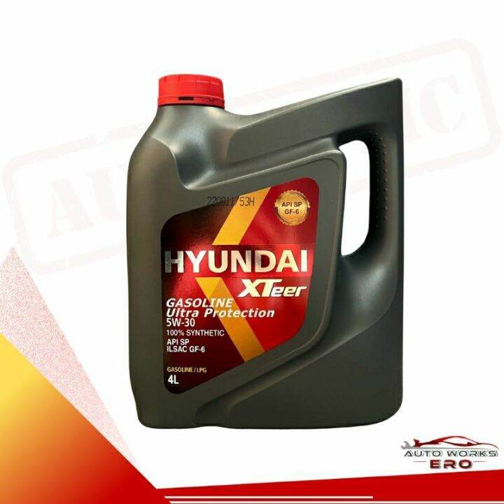 Hyundai Xteer 5W30 100 Synthetic Gasoline Motor Oil | Lazada PH