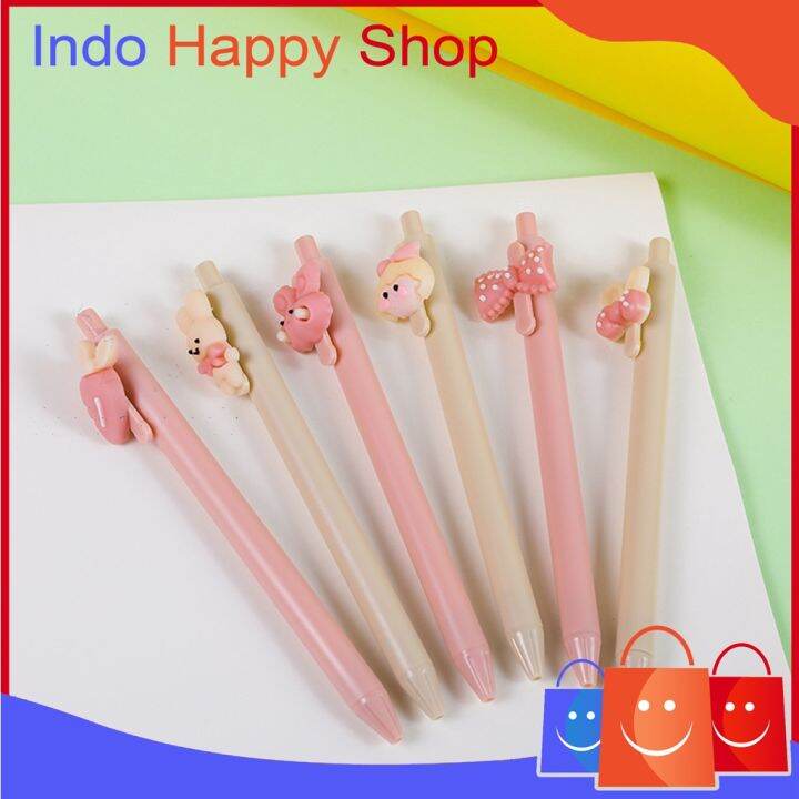 Pulpen Karakter Bunny Pena Sekolah Kantor Sorvenir Lucu 1003 | Lazada ...