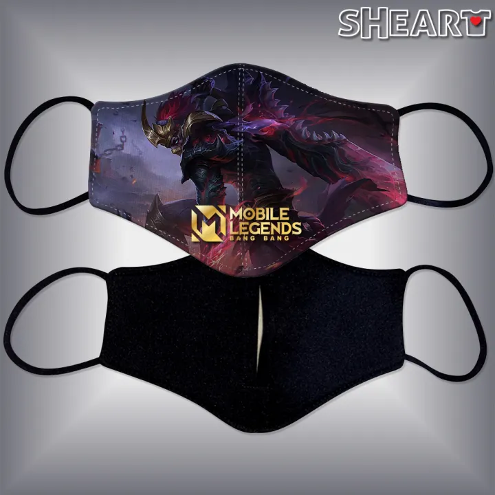 SHEART Face Mask 2 Ply Neoprene Fabric With Pocket For Filter Sheets ...