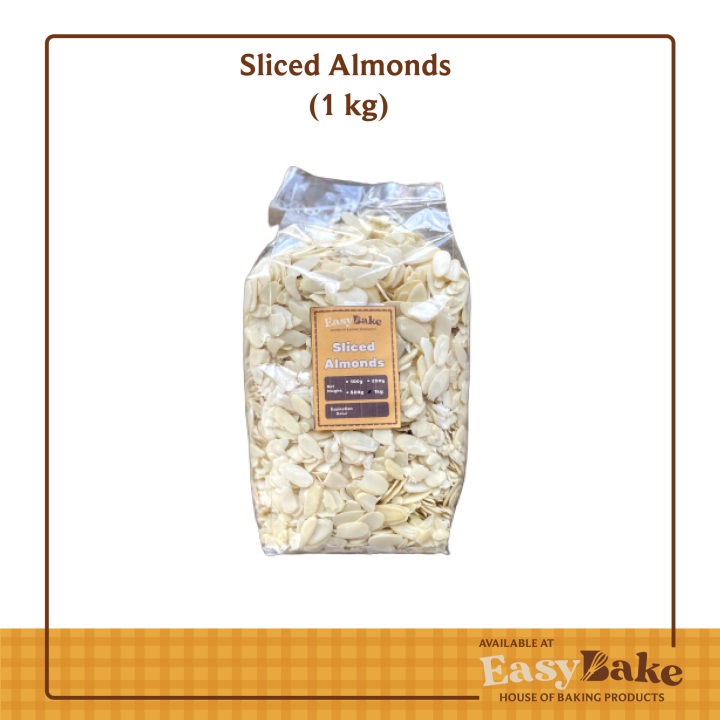 Raw Sliced Almonds (1 kg) | Lazada PH