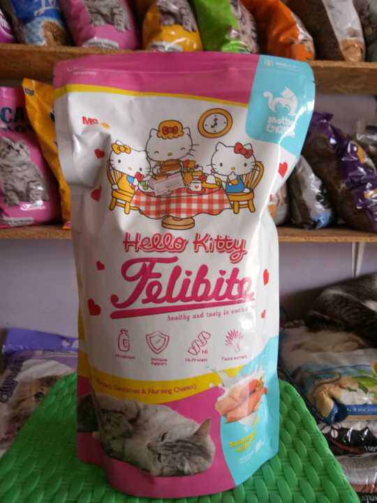 MAKANAN KUCING FELIBITE HELLO KITTY 800GRAM RASA SALMON FLAVOUR WITH ...