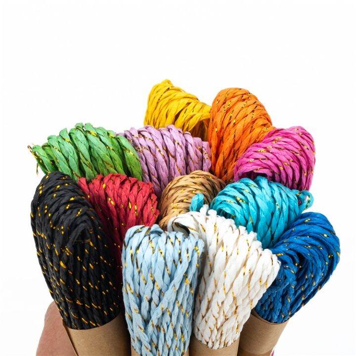 Paper Twine, Paper String Twisted Packing Twine for DIY Crafts & Gift ...