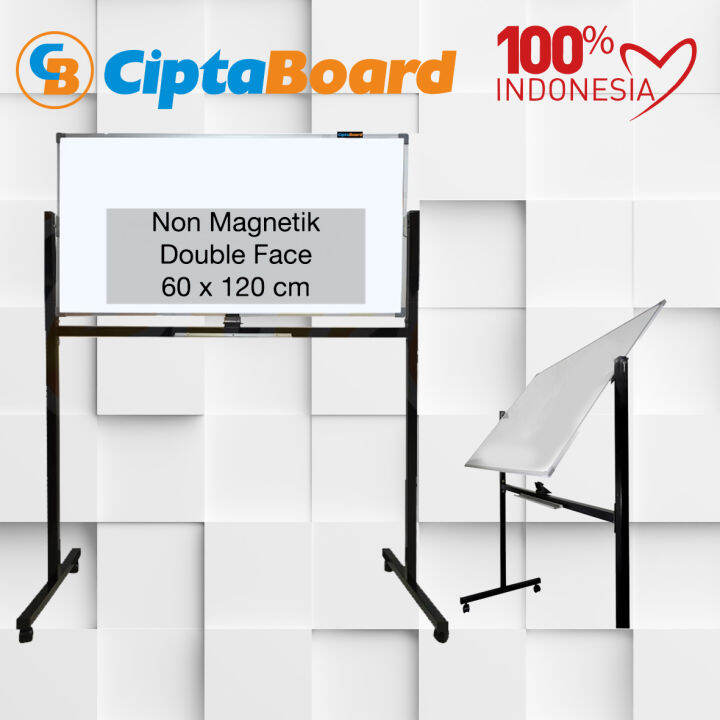 Whiteboard / Papan tulis / Papan board / Mading / Whiteboard Stand ...