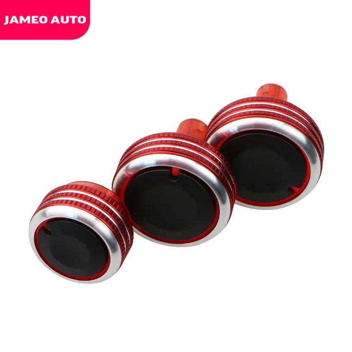 Jameo Auto Aluminum Alloy AC Knob Fit for Nissan Cube Versa Note Micra ...