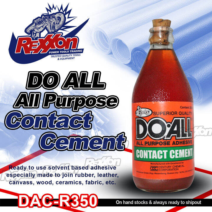 SHELBY DO ALL 350ML All Purpose Adhesive Contact Cement Rugby DAC-R350 ...