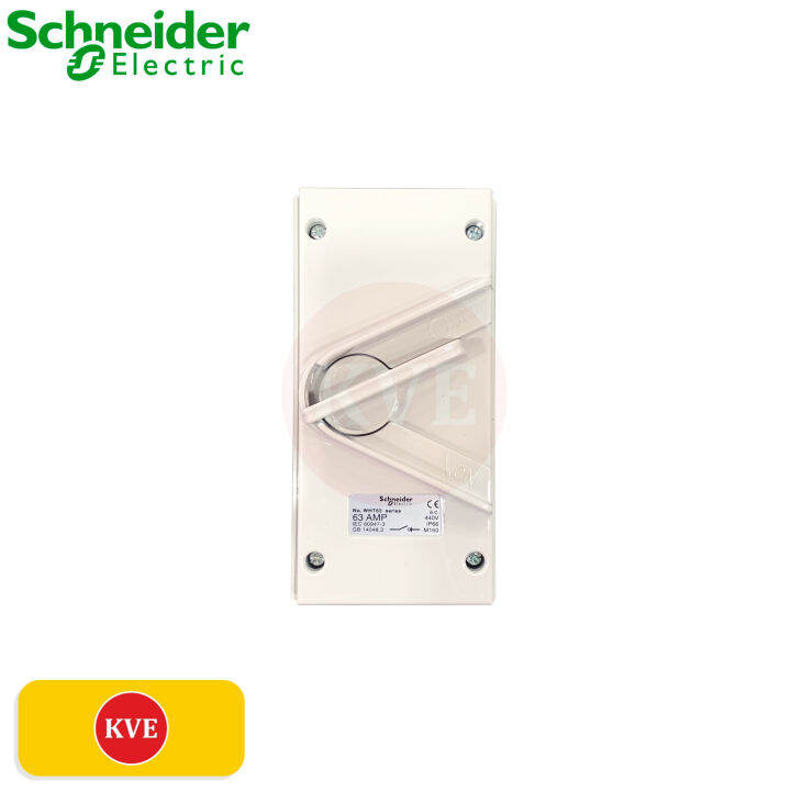 Schneider Kavacha 63A Triple Pole Isolating Switch WHT63 | Lazada