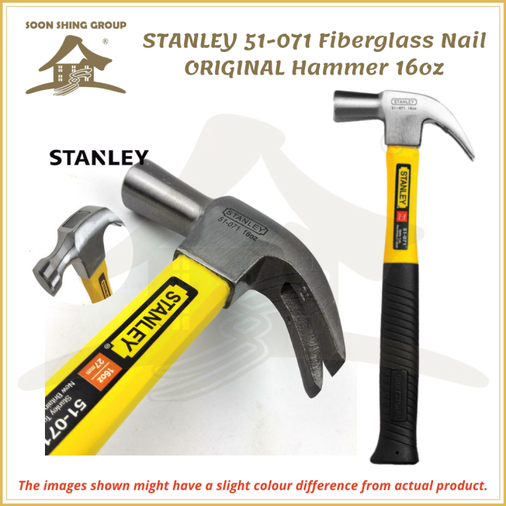 STANLEY 51-071 Fiberglass Nail ORIGINAL Hammer 16oz | Lazada