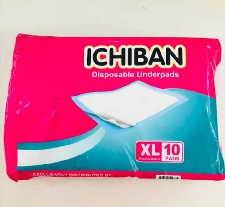 Ichiban Pink Disposable Underpads XL 10 pcs. (1 pack) | Lazada PH