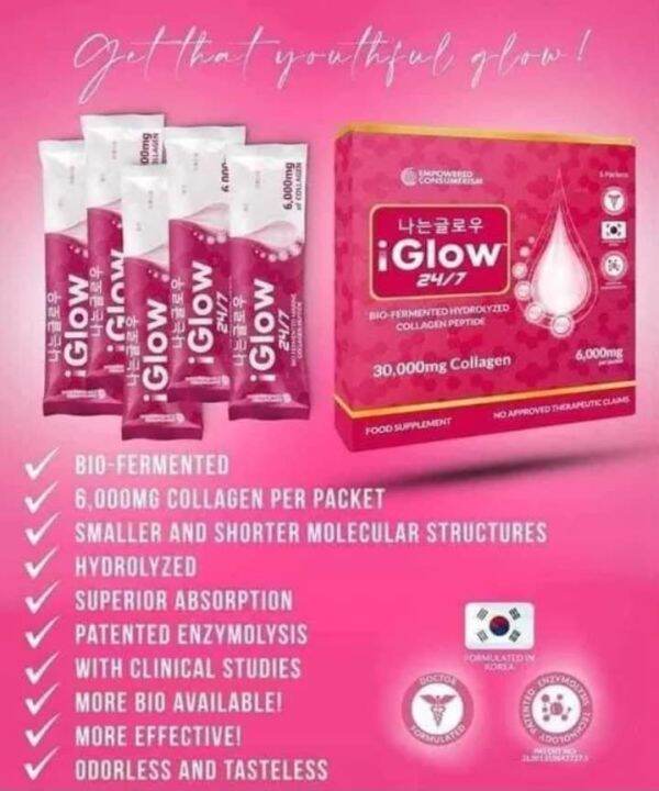 iGlow Collagen Aim Global 5 Sachet | Lazada PH