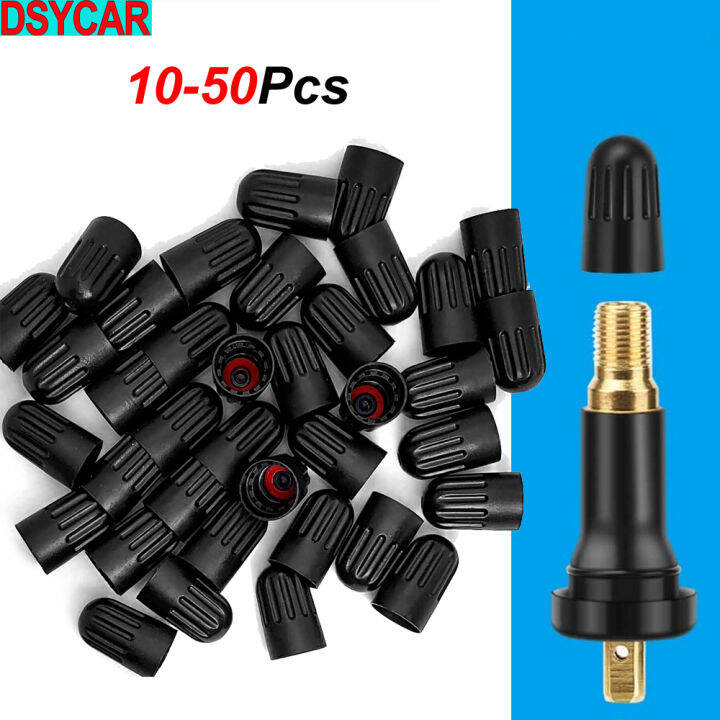 Plastic Black Tire Wheel Valve Stem Valve Cover Caps for TR20008 TPMS ...