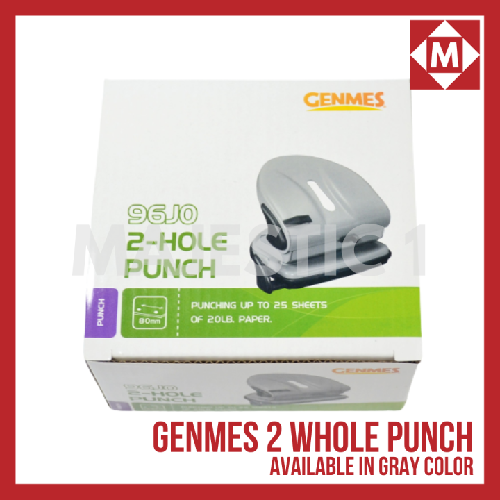 Genmes 2 Hole Punch Puncher 96JO Heavy Duty | Lazada PH