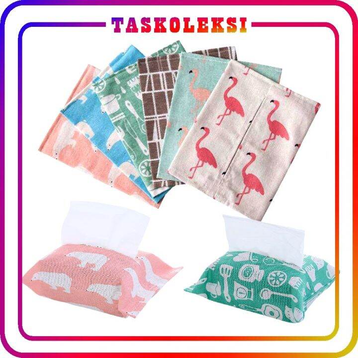 ☛Taskoleksi☚ R469 Tempat Tissue Kain / Kotak Tissue Mobil / Kotak Tisu ...