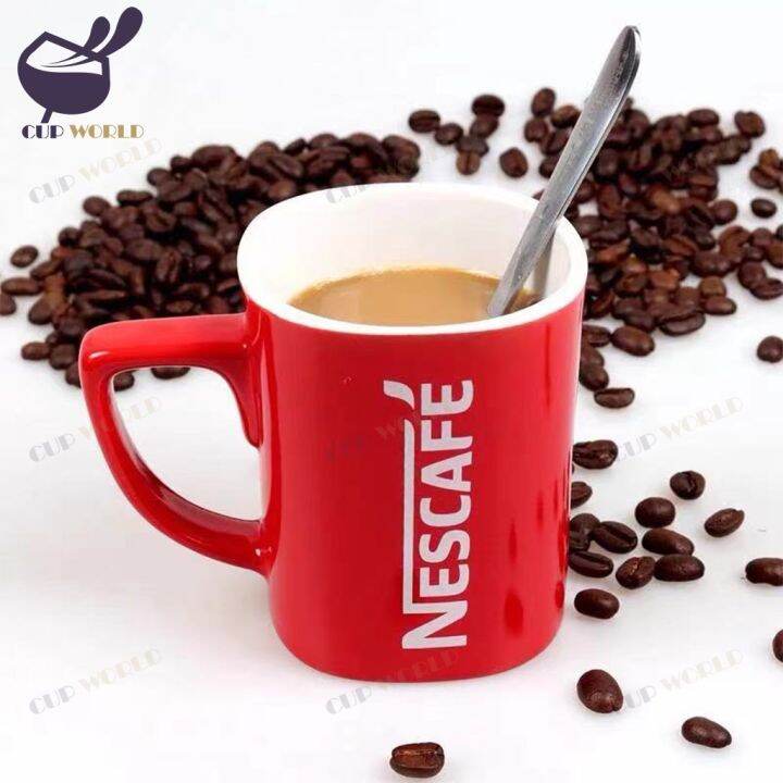 Coffee cup thick red square mug | Lazada PH