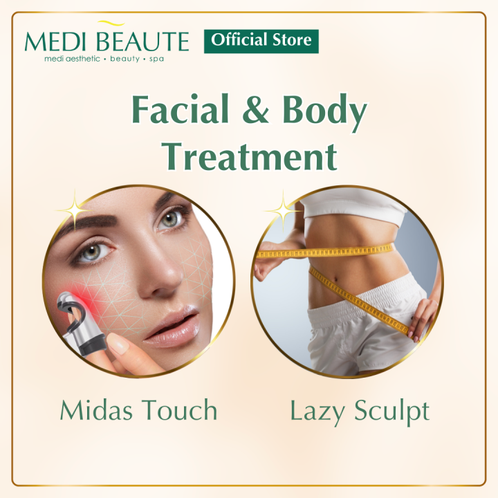 Medi Beaute Midas Touch or Lazy Sculpt - First Trial Facial or Body ...