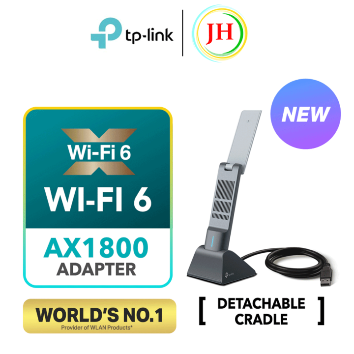 TP-LINK AX1800 High Gain Dual Band Fast WiFi 6 USB 3.0 Wireless Adapter ...