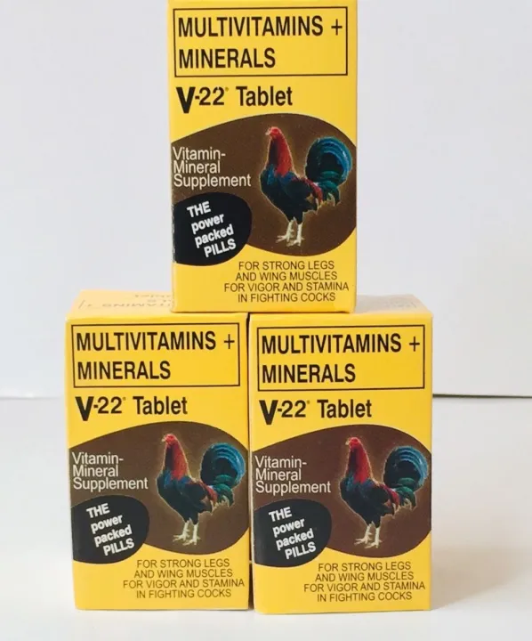 [SOUTH VET ] V22 100 TABLETS VITAMIN - MINERAL SUPPLEMENT FOR FIGHTING ...