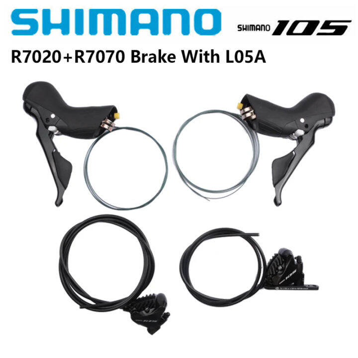 Shimano 105 ST R7020 BR R7070 11 Speed Road Bicycle R7020 Shifter Dual ...