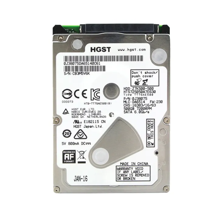 Mechanical HGST Hitachi 500 g a laptop hard disk 7200 turn 32 m7mm2. 5 ...