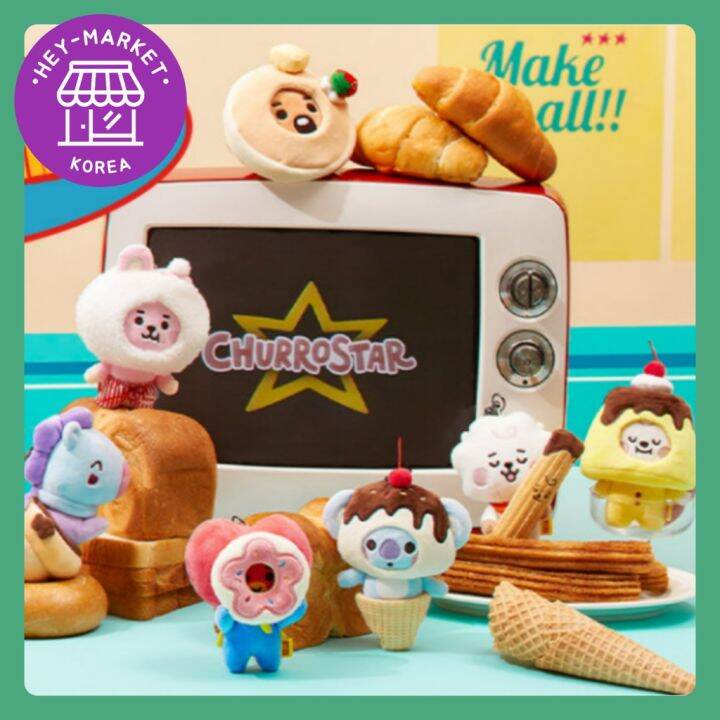 [BT21] BT21 BABY Sweet Things Bag Charm Doll Keyring / Stuffed Toy / Stuffed Doll / Minini Doll ...