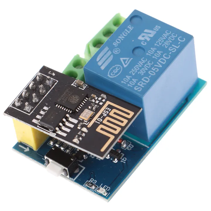 WED ESP8266 ESP-01S + 5V WiFi Relay Module Smart Home Remote Control ...