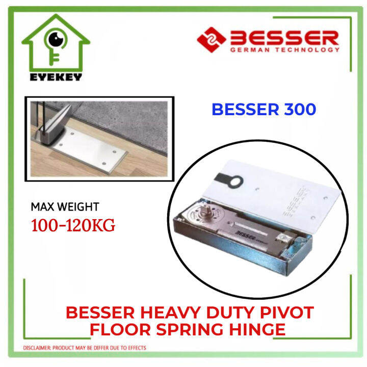 BESSER HEAVY DUTY PIVOT FLOOR SPRING HINGE DOOR HOLD OPEN BSR300 100 TO ...