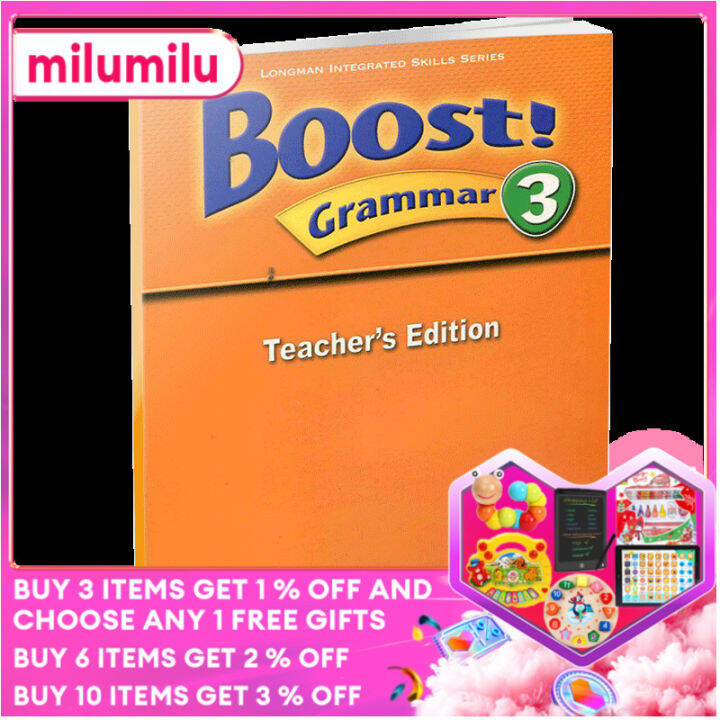 milu Original English Textbook Boost Grammar 3 Teacher's Book | Lazada