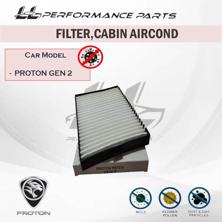 Cabin Air Filter For Proton Gen2 Air Conditioner Filter | Lazada