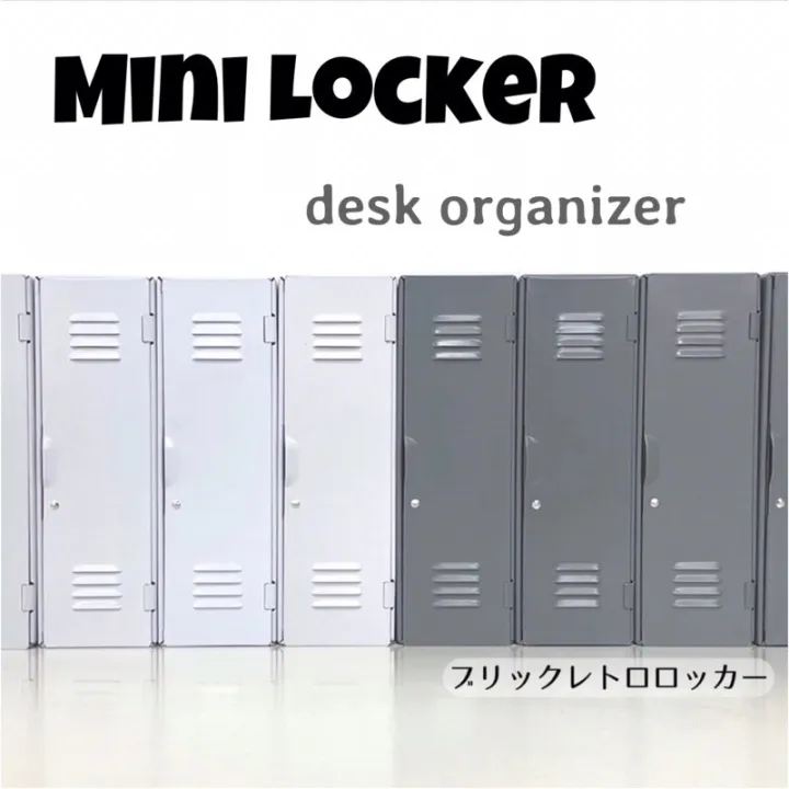 Pre order - Mini locker Desk organizer miniature locker | Lazada PH
