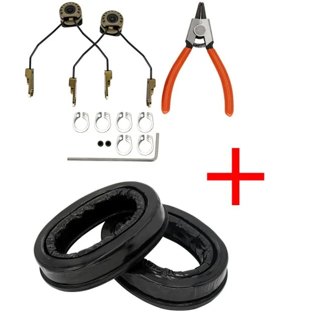 ARC Rail Adapter และ Gel Ear Pad สำหรับ MSA SORDIN ชุดหูฟังยุทธวิธี ...