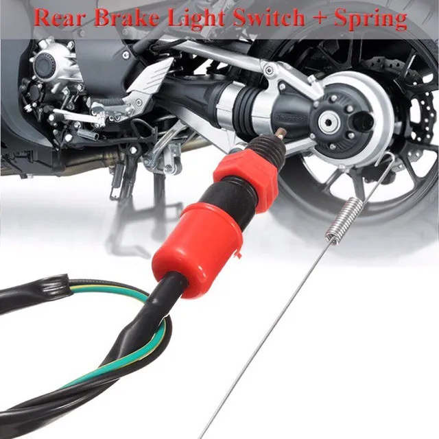 Knight Motorcycle Parts Rear Foot Brake Stop Led Tail Light Switch With ...