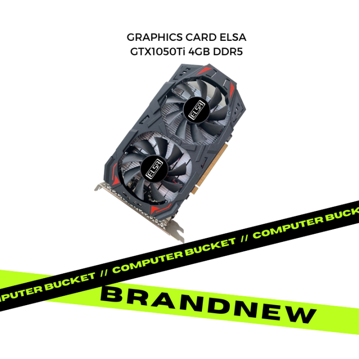 GRAPHICS CARD ELSA GTX1050Ti 4GB DDR5 | Lazada PH