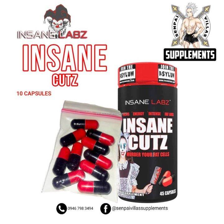 INSANE LABZ CUTZ 10 CAPSULES | Lazada PH