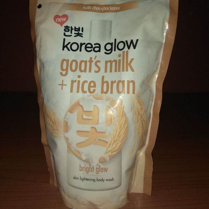 Korea glow goat's milk+rice bran 400ML | Lazada Indonesia