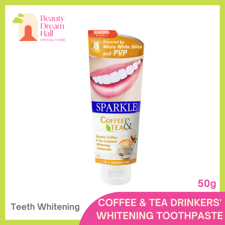 SPARKLE Coffee and Tea Drinkers Whitening Toothpaste 50g | Lazada PH