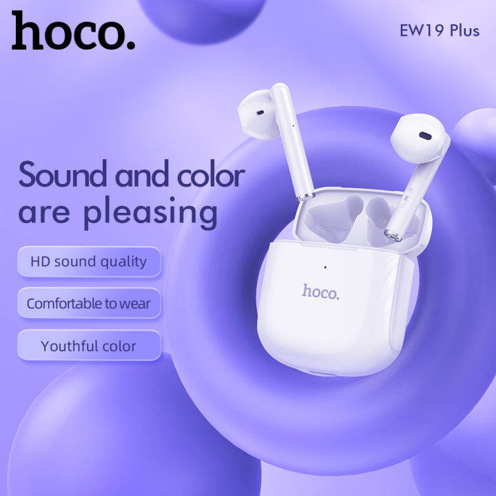 HOCO 100% Original EW19 Plus Colorful Tws Wireless Earbuds Bluetooth ...