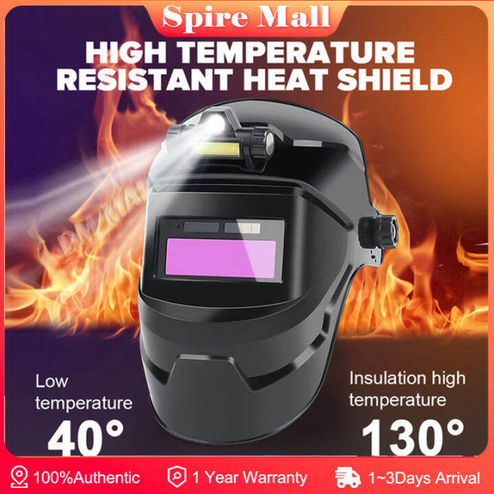 S MALL Solar Welding Helmet Automatic Dimming Welding Mask Adjustable ...