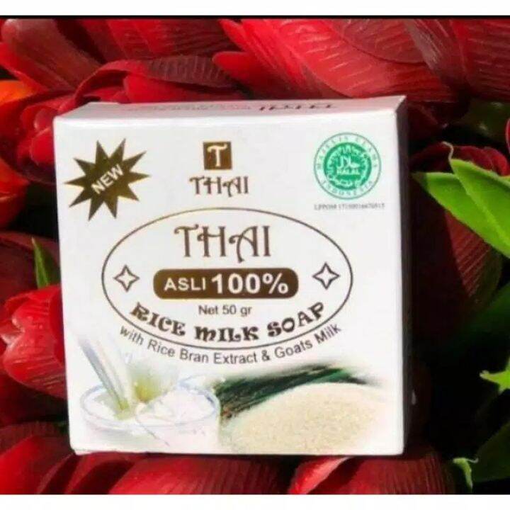 Sabun Beras THAI Kemasan Putih 50gr ~ Original 100% | Lazada Indonesia