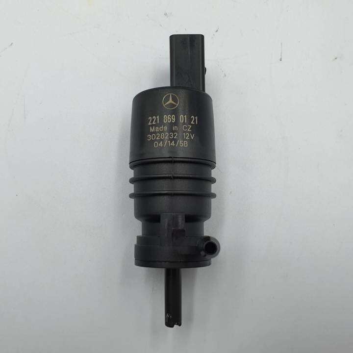 BENZแท้ มอเตอร์ฉีดน้ำฝน (ปลั๊กแบน) W203 W204 W209 W211 W212 W207 W221 ...