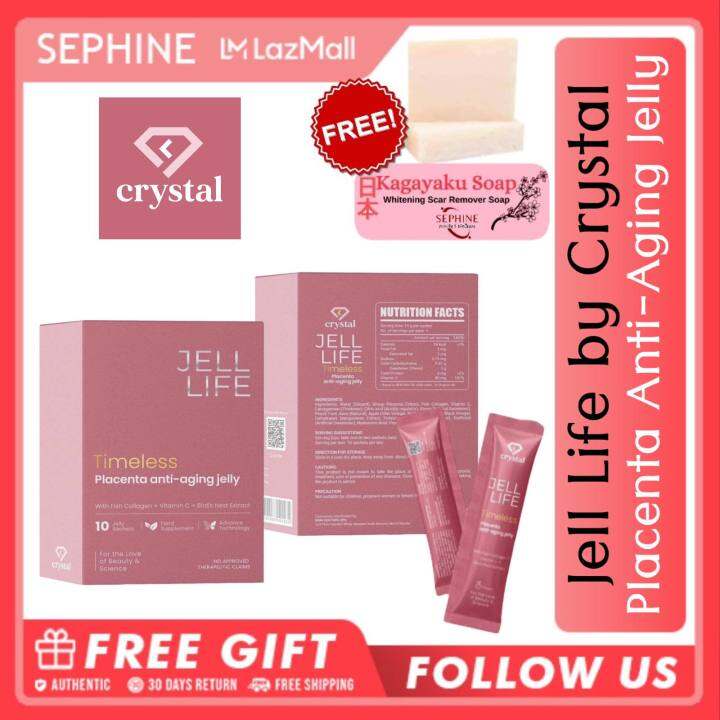 JELL LIFE TIMELESS PLACENTA ANTI-AGING JELLY (10 JELLY SACHETS PER BOX ...