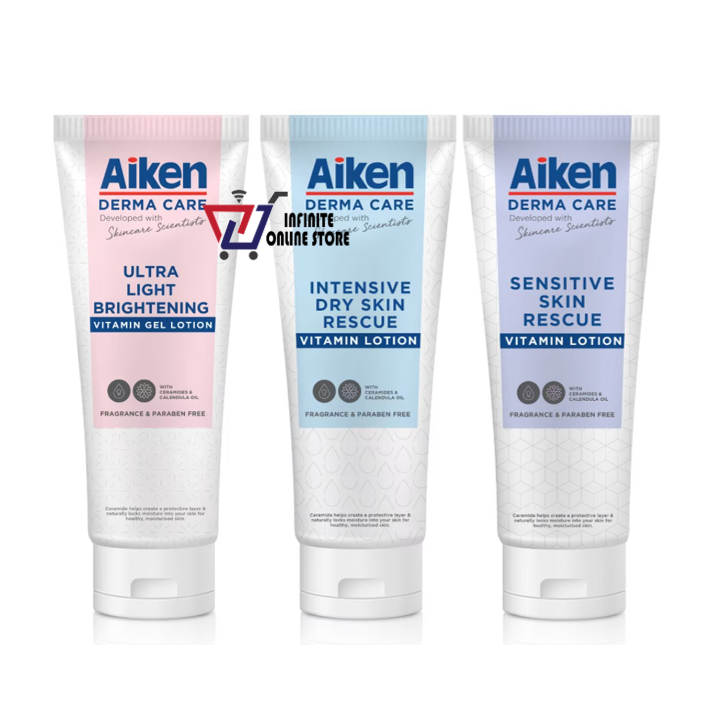 AIKEN Derma Care Vitamin Lotion (Intensive Dry Skin / Brightening ...