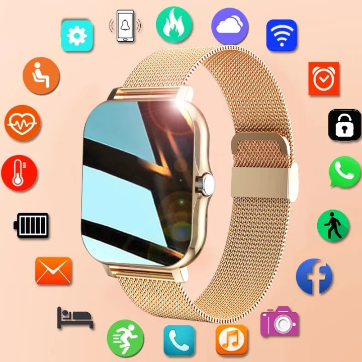 2022 New Bluetooth Call Smart watch WomenFull touch Screen Sports ...
