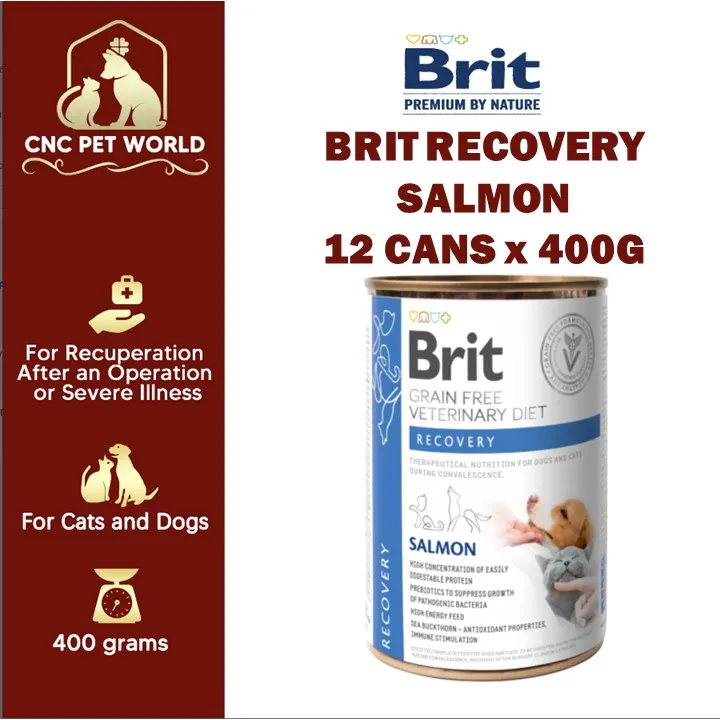 【BRIT】 DOG RECOVERY CAN 【400g x 12 cans】 / CAT RECOVERY CAN 【400g x 12 ...