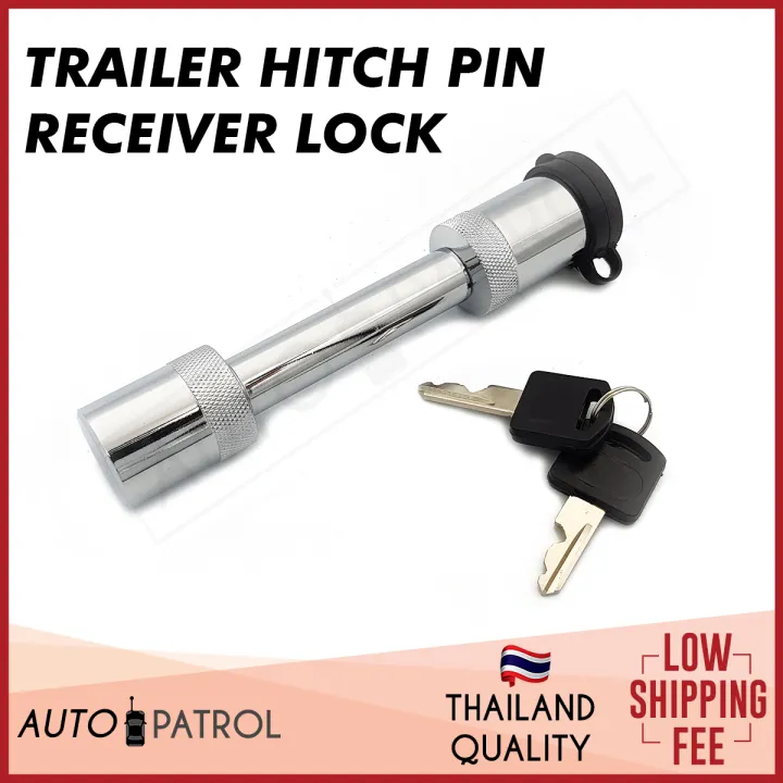 Hitch Lock 5/8 Trailer Hitch Pin Receiver Lock Brass Core Locking ...