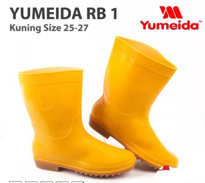 Sepatu Boot Pendek Yumeida RB 1 Kuning APD Kontruksi Proyek Perkebunan ...