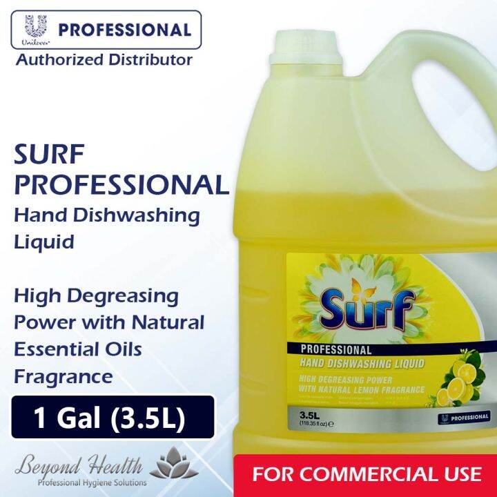 Surf Professional 3.5L Hand Dishwashing Liquid High Degreasing Power ...