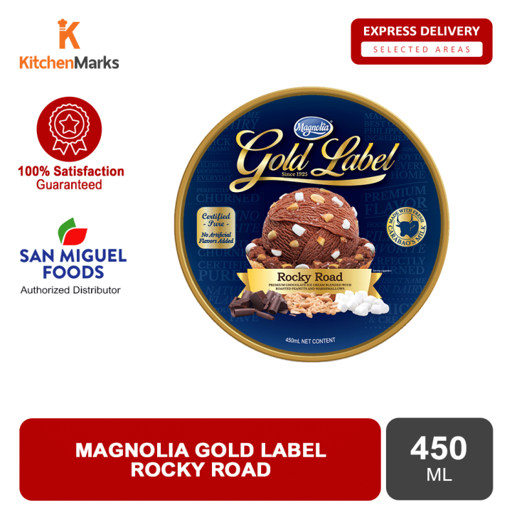 Magnolia Gold Label Rocky Road 450ML | Lazada PH